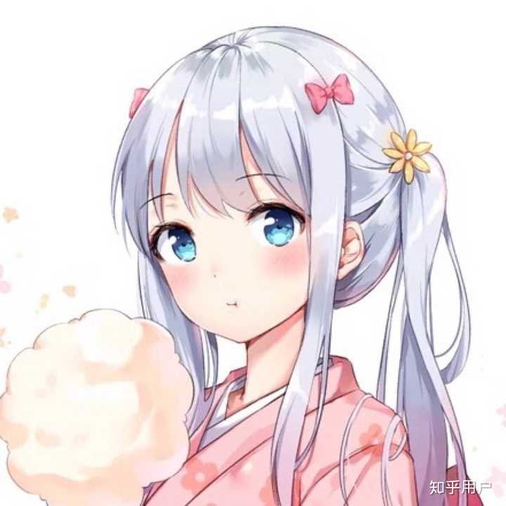 有没有白色头发的动漫头像？ - 知乎