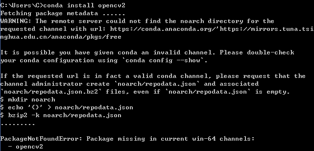 anaconda安装opencv错误如何解决？ - 知乎