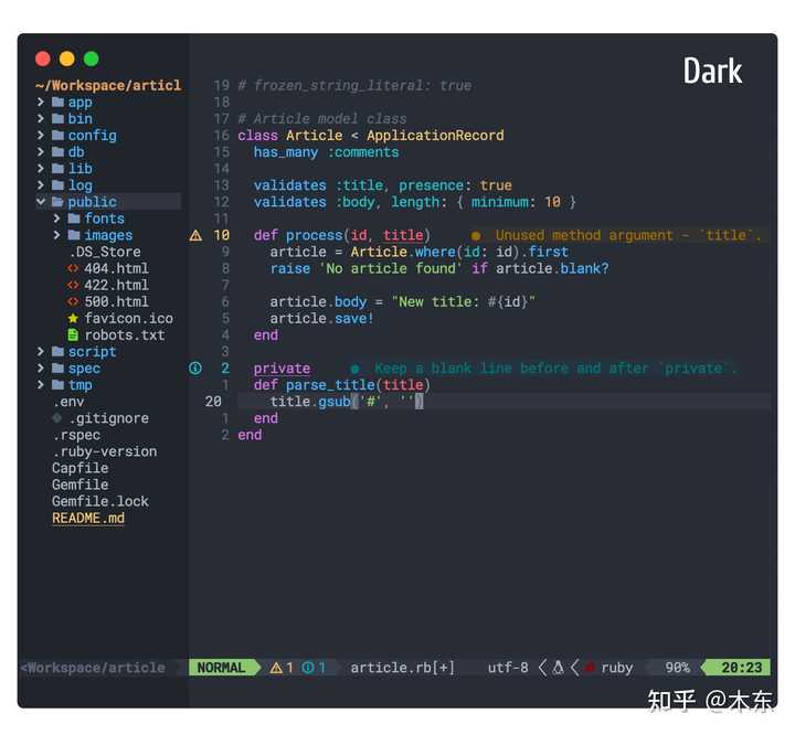 使用Nvim主题时怎么保持终端透明？ - 知乎
