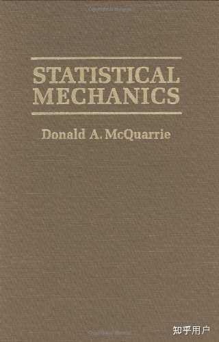 有哪些值得推荐的《统计物理学》（统计力学）教材或者参考书？ - 知乎