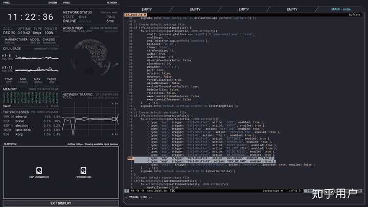 请问下这是什么操作系统（linuxunix 为什么这么酷炫 知乎 
