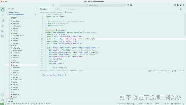 为什么vscode亮色主题都很刺眼，有啥不刺眼的主题推荐下吗？ - 知乎
