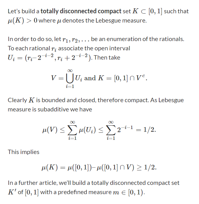 compact totally disconnected set的并集以及补集？ - 知乎