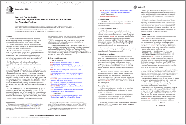 ASTM D648，0.45Mpa和1.82Mpa区别? - 知乎