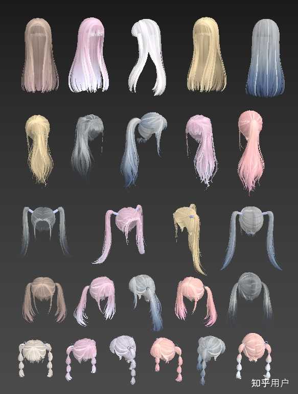 建模头发要怎么做? - 知乎