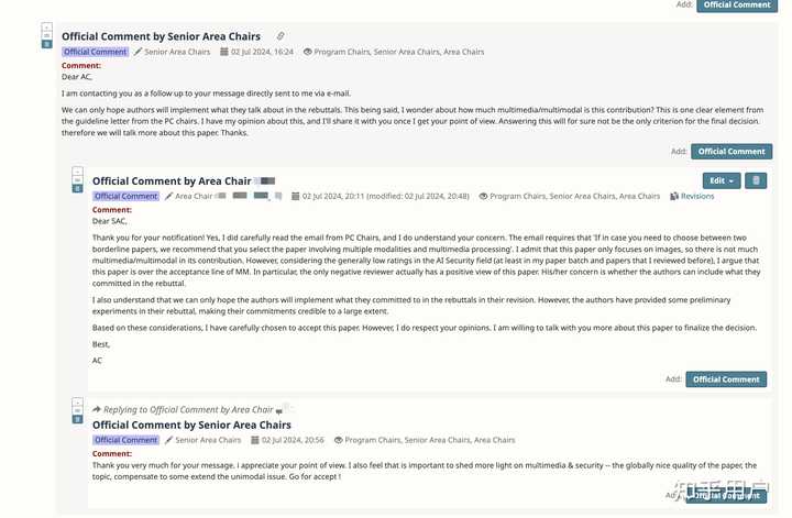 如何看待ACM MM2024审稿结果？ - 知乎