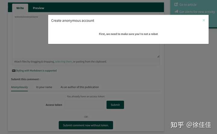 pubpeer怎么匿名评论？是要先注册匿名用户吗Anonymous registration？ - 知乎