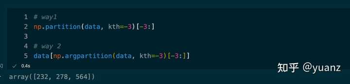numpy的partition和argpartition的定义是什么？是做什么用的？ - 知乎