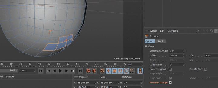 C4D我想问下 直接按ctrl拖动和右键挤压有什么区别? - 知乎
