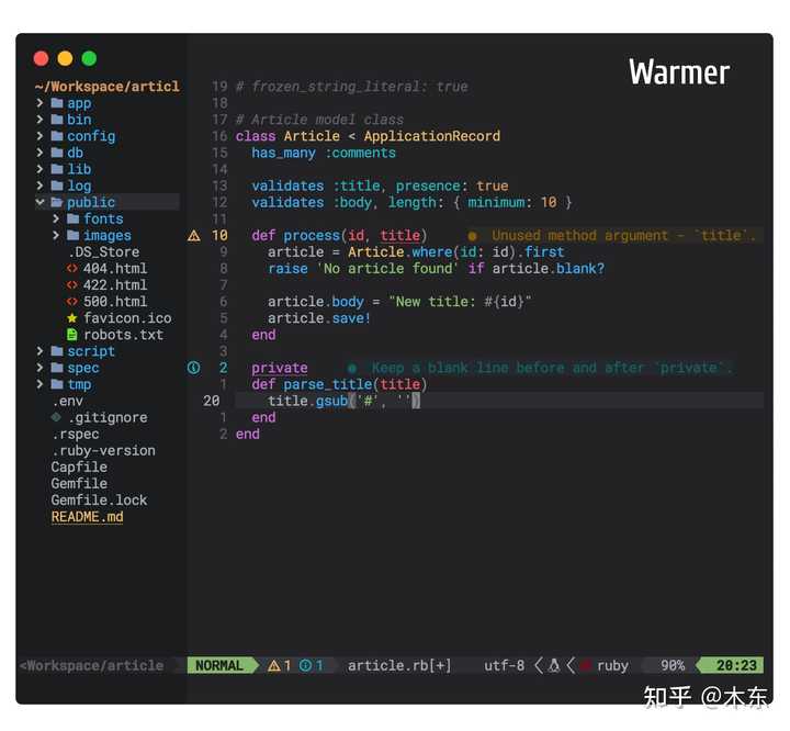使用Nvim主题时怎么保持终端透明？ - 知乎
