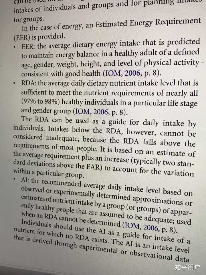 营养学里RDA、DRI、RNI、AI都是什么意思，那个是营养素推荐量？ - 知乎
