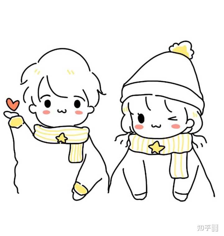 有没有哪些简单可爱的小人简笔画？ 知乎