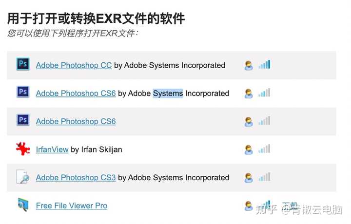 .exr后缀名文件用什么软件打开？ - 知乎