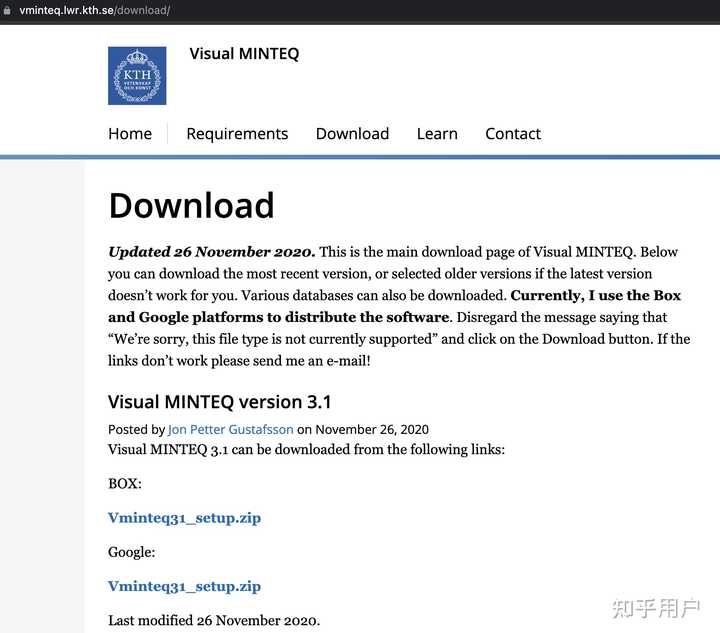 visual minteq这个软件在哪里能下载，跪求？ - 知乎