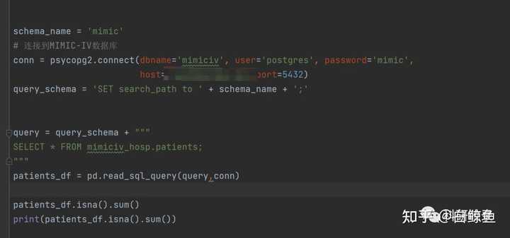 Python语言如何直接提取mimic数据库数据并分析？ - 知乎