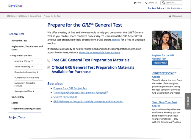 GRE报名成功后怎样从官网获取模考软件和教材？ - 知乎