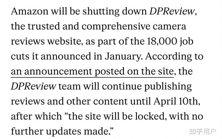 如何评价 DPReview即将关站？ - 知乎