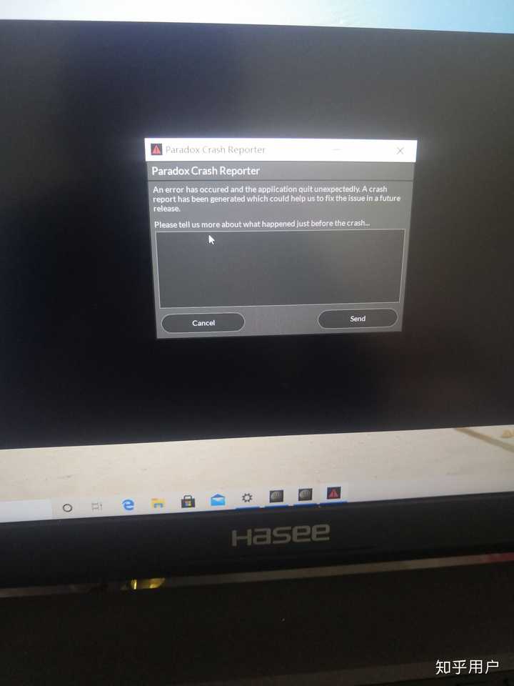 兄弟们这是怎么回事？安装上一点开就弹Paradox Crash Reporter对话框？ - 知乎