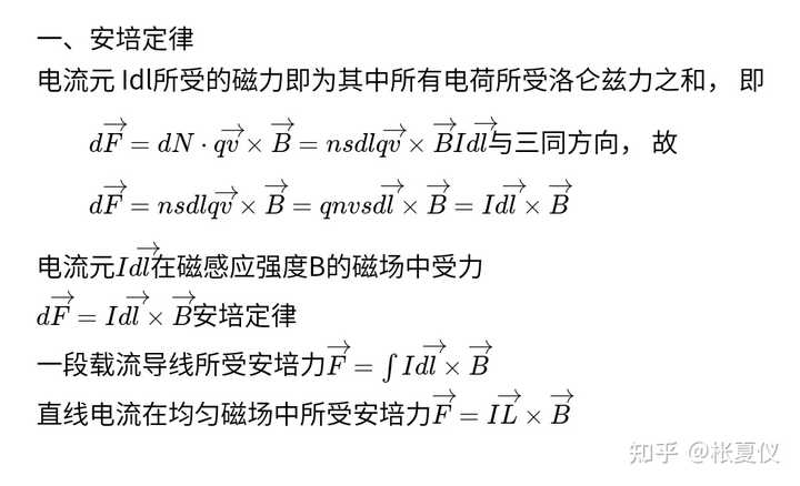 为什么F=BIL? - 知乎