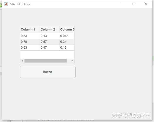 请问怎么把matlab App Designer中的uitable组件的问题 知乎 4005