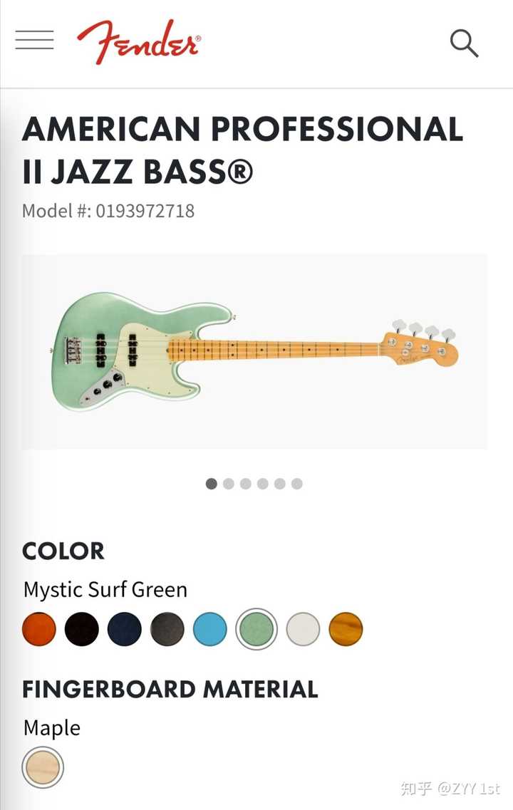 如何评价fender芬达新发布的美专二代？ - 知乎