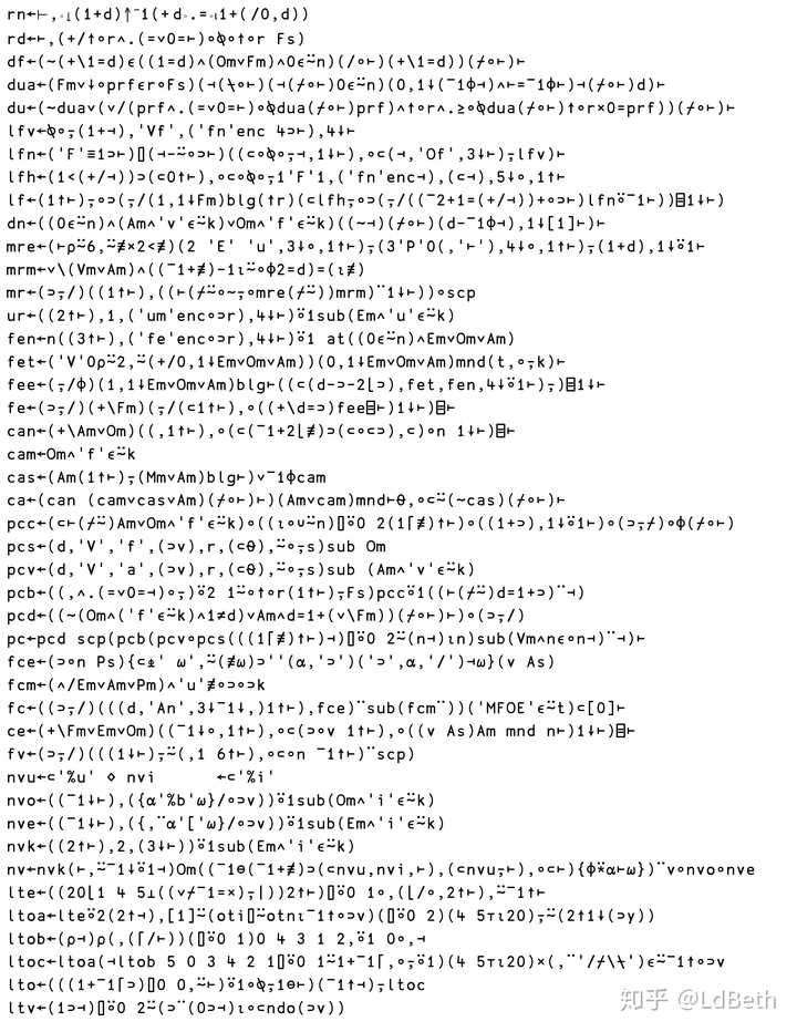 精通APL是一种怎么样的体验？ - 知乎