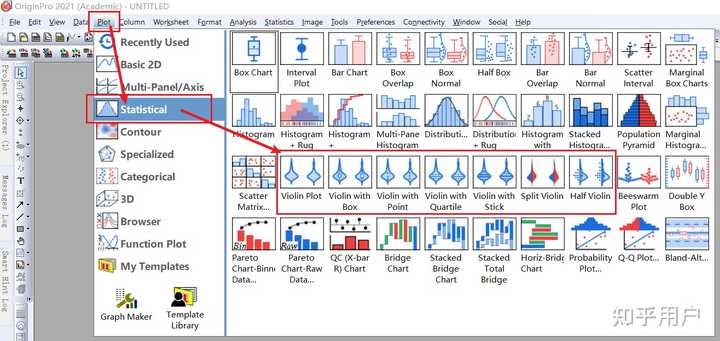 如何用origin画出如下这种图? - 知乎