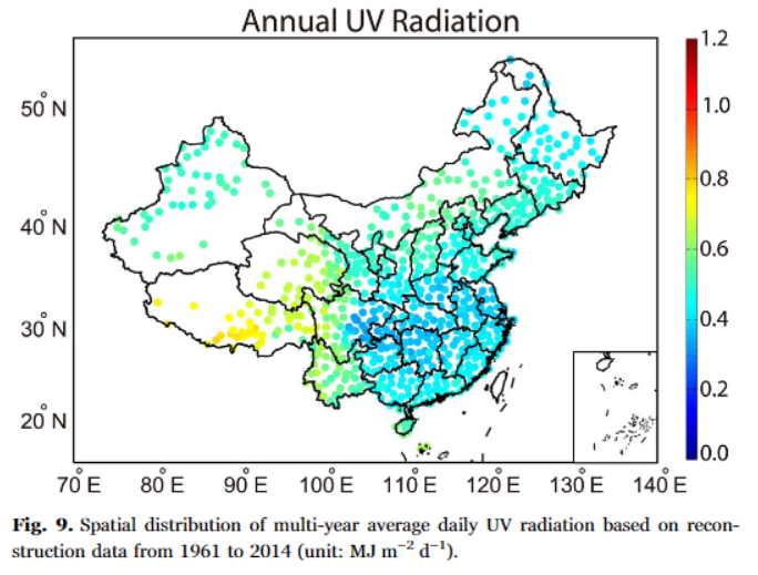 全国各地哪里紫外线最强？ - 知乎