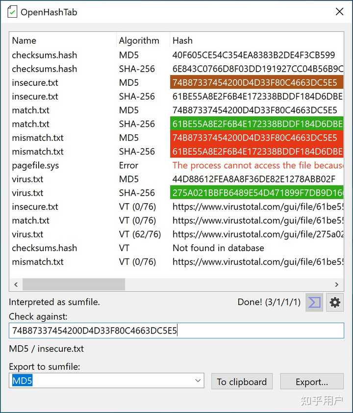 当前比较好用的hash文件工具有哪些？ - 知乎