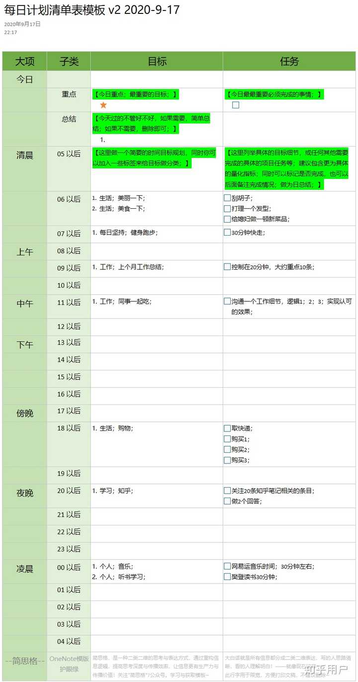 可不可以分享onenote笔记模板？ - 知乎
