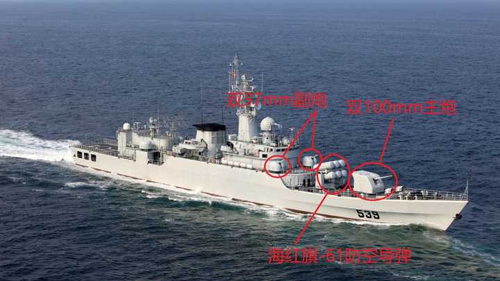 请问怎样从外观区分052C/D 054A 055和056？ - 知乎