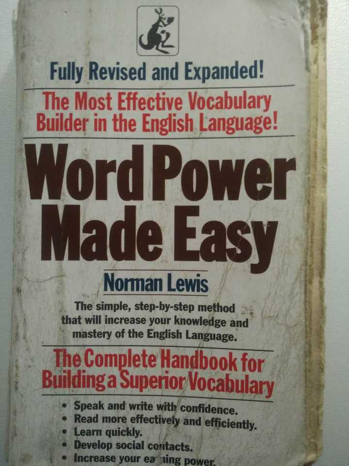 如何评价《Word Power Made Easy》这本书？ - 知乎