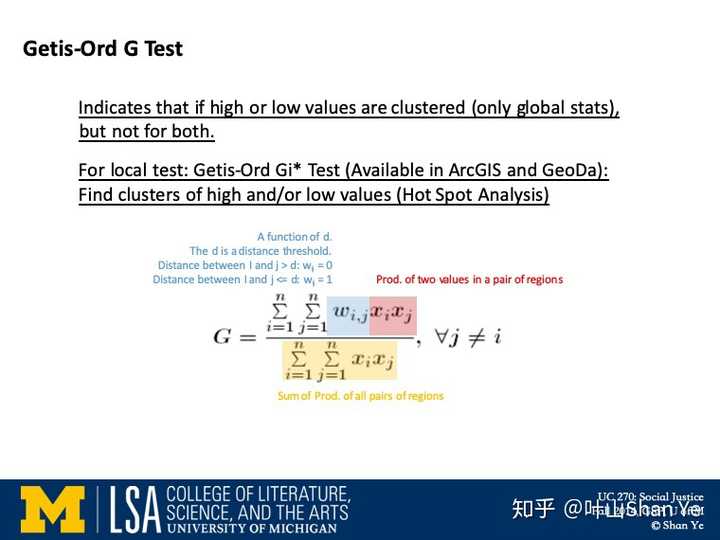 空间分析中的Moran's I和Geary's C两种检验方法之间有什么异同？ - 知乎