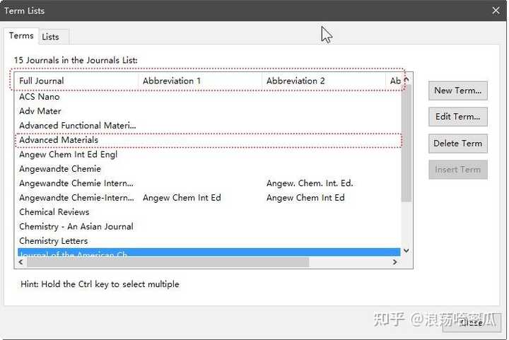 更新Endnote的Journal 库，如何获得最新的 Journals term list? - 知乎