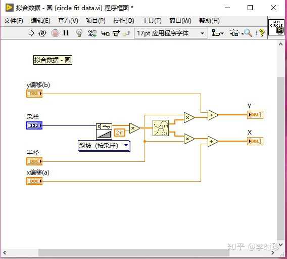 LabVIEW怎么画半径为10的圆? - 知乎