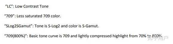 索尼slog3有四个还原lut，怎么区分使用场景？ - 知乎