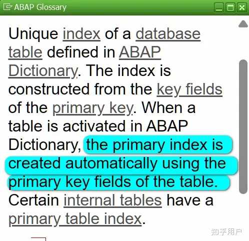什么是 SAP ABAP 透明表的 Key Field？ - 知乎