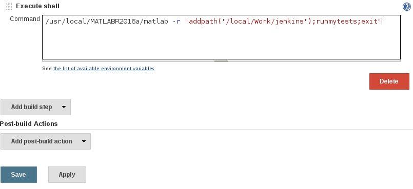 如何使用MATLAB写测试（5）： MATLAB with Jenkins - 知乎