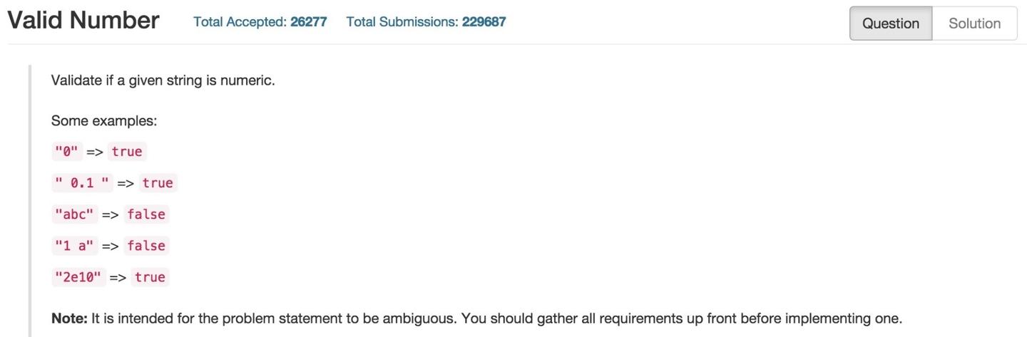 倒刷LeetCode——Valid Number - 知乎