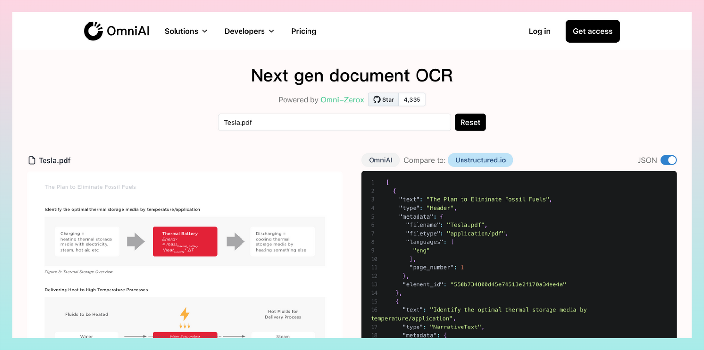 Zerox：一键OCR识别，轻松将文档转化为结构化数据（Markdown、JSON格式）
