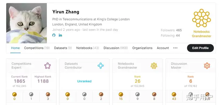 取得kaggle grandmaster是一种什么体验？ - 知乎