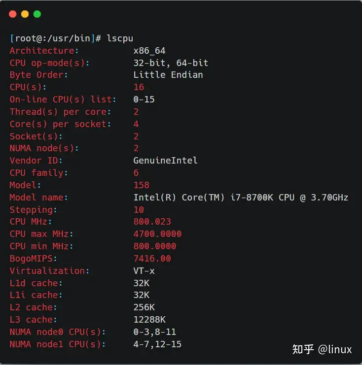 NUMA架构下的CPU和内存分布 - 墨天轮