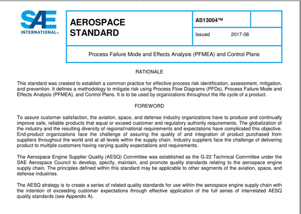 AS9120B 的想法: AS9100D五大工具，1-AS9145-2016 Aerospa… - 知乎