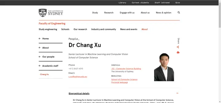 悉尼大学的徐畅老师怎么样？ - 知乎