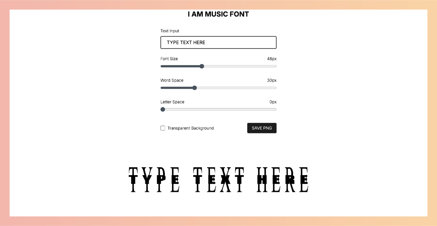 I Am Music Font：能让你轻松生成 Playboi Carti 新专辑封面同款字体，让你的设计瞬间拥有潮流感，吸睛度爆表