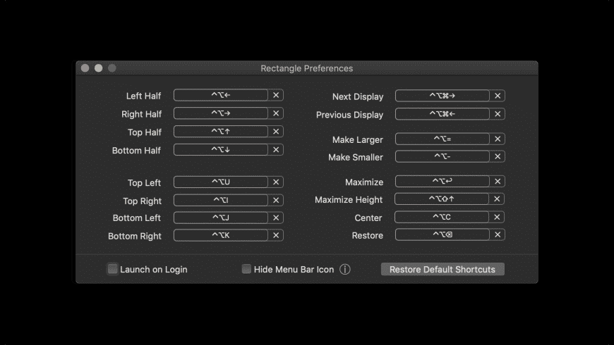 Rectangle：Mac上的开源免费分屏软件