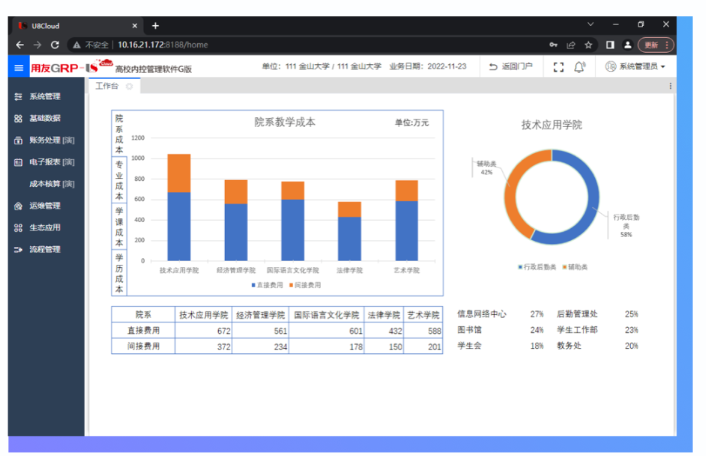用友GRP-U8Cloud高校成本核算（预发布）_广州市亿格科技有限公司