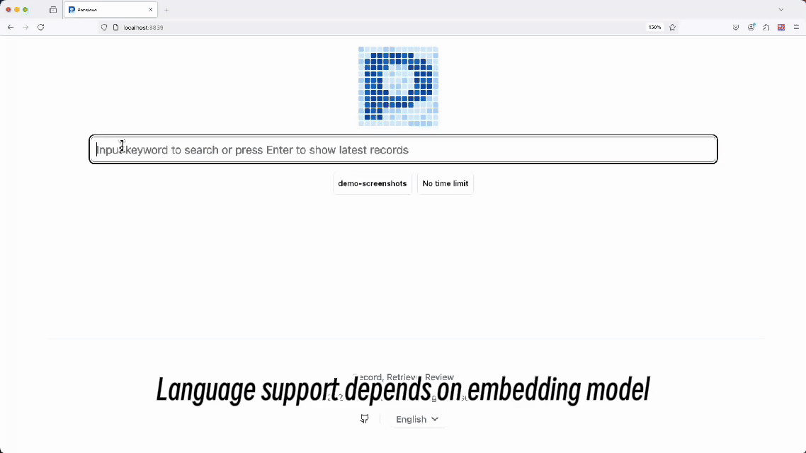 Pensieve：一款开源的屏幕录制工具，自动记录你所有屏幕的活动，并通过智能索引和强大的搜索功能，让你轻松检索历史记录