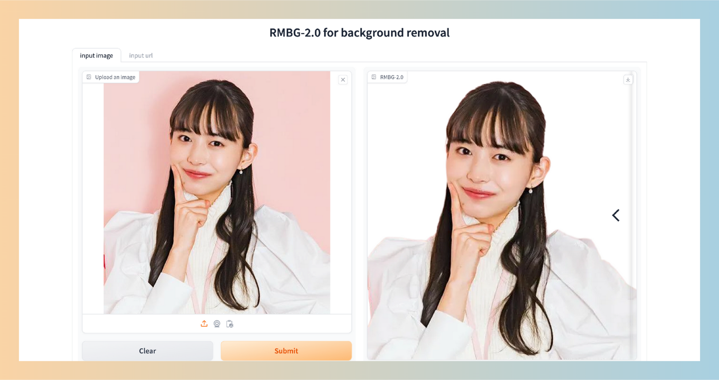 RMBG 2.0：免费开源的图像背景移除工具，去除图片背景，保留细节与边缘，超高精度抠图轻松搞定！