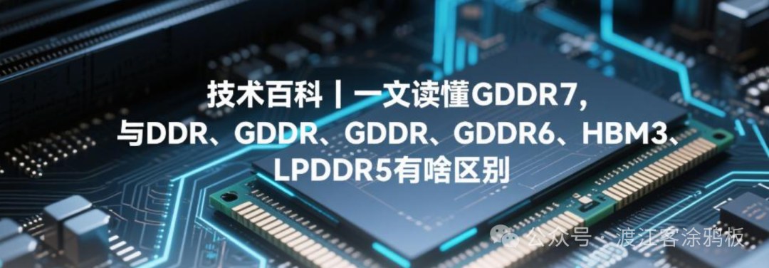 一文读懂GDDR7，与DDR、GDDR、GDDR6、HBM3、LPDDR5有啥区别 - 吴建明wujianming - 博客园